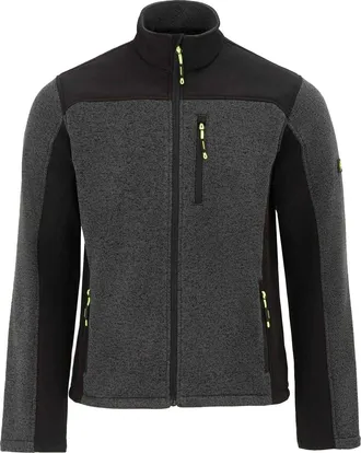 Dunlop On Site Fleecejacke f&uuml;r Herren (Schwarz/Grau)