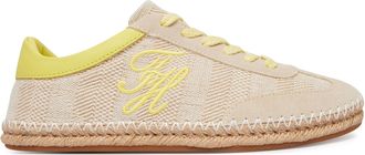 Tommy Hilfiger Espadrilles Tommy Hilfiger Woven Logo Embroidery FW0FW09108 Beige