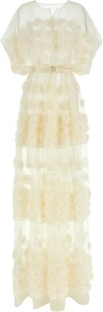 Norma Kamali Femme, Robes, Blanc, Taille: 36 FR Super OS Long Dress