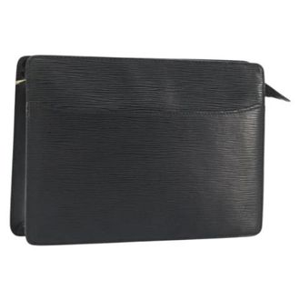 Louis Vuitton Pre-owned Sacoche en cuir Epi - Femme - Pre-owned - Noir - Taille: ONE Size