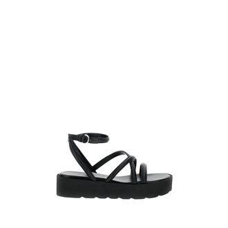 Gianvito Rossi Flatform Sandal - - Shoes - Damen - Schwarzk - 37 1/2 EU