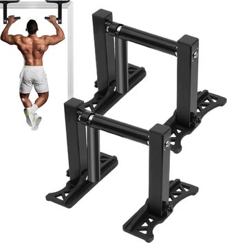 Generic T&uuml;rrahmen Klimmzugstange | Portable Pull Up Bar f&uuml;r Doorway mit 300 lbs Tragkraft, 2 Handgriffe Heimtraining, Fitness und Muskelaufbau | Montageloser 