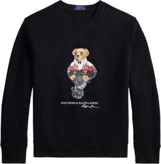 Polo Ralph Lauren Bear Fleece Sweatshirt - - Knitwear - Herren - Schwarzk - XL
