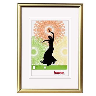 Hama Cadre en plastique Madrid (taille de cadre de 20 cm x 30 cm, taille de la photo de 13 cm x 18 cm, 1 photo par cadre, &agrave; accrocher, &eacute;l&eacute;gant, simple, cla