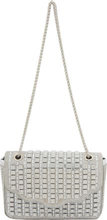 Faina Klappentasche Klappentasche Frauen Silber