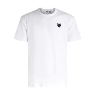 Comme Des Gar&ccedil;ons Homme, Tops, Blanc, Taille: M T-shirt Patch Coeur Blanc