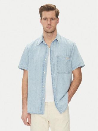 Calvin Klein Jeans Jeanshemd J30J327180 Blau Regular Fit