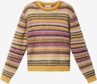 Isabel Marant Pull Morine En Mohair - Femme - Mustard - Taille34 - Marant &Eacute;toile