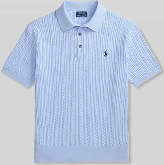 Polo Ralph Lauren Slim Fit Poloshirt aus Baumwoll-Strick