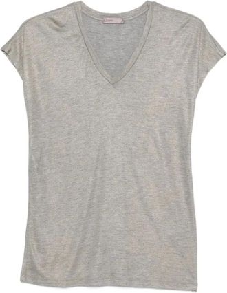 Herno Femme, Tops, Gris, Taille: 42 FR Haut sans manches en viscose douce