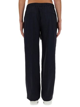 Dolce & Gabbana Nylon-Elastane Trousers - Blue