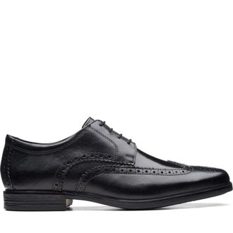 Clarks Wingtip Formelle Business Schuhe - - Shoes - Herren - Schwarzk - 39 1/2 EU
