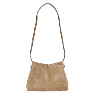 Brunello Cucinelli Femme, Sacs, Beige, Taille: ONE Size Suede Pouch Bag