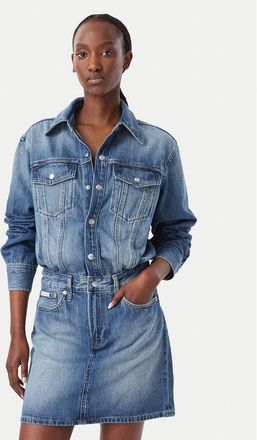 Calvin Klein Jeans Jeanskleid LV047H779G Blau Regular Fit