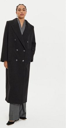 IVY OAK Wollmantel Clemence IO111135 Schwarz Regular Fit