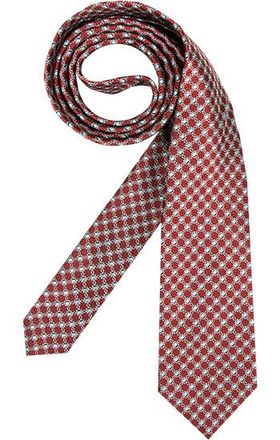 Cerruti Herren Krawatte rot Gemustert