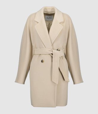 Max Mara Manteau Mi-long Pila Beige