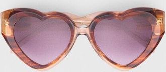 Maje Herzförmige Sonnenbrille - Gelb - Maje