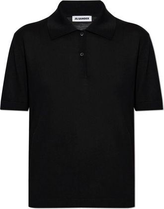 Jil Sander Polo en Laine - Femme - Pulls - Noir - Taille: 44 FR