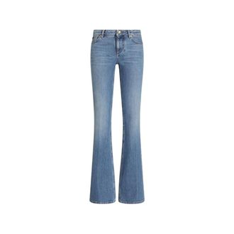 Dolce & Gabbana Flared Line Low Waist Jeans - - Jeans - Damen - Blau - L