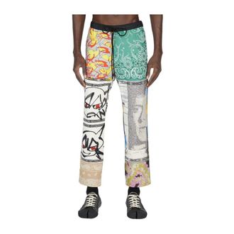 Children of the discordance Patchwork Bandana Hose - - Trousers - Herren - Gr&uuml;n - S