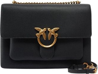 Pinko Pinko, Femme, Sacs, Noir, Taille: ONE Size Love Soft Big