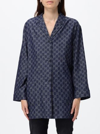 Gucci Hemdbluse Damen Farbe Blau