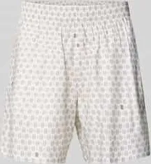 Lacoste Regular Fit Chinoshorts aus Baumwoll-Viskose-Mix Modell Aop Short Tenniscourt