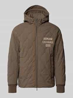 A|X Armani Exchange Jacke mit Steppn&auml;hten und Label-Detail