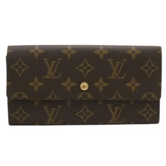 Louis Vuitton Pre-owned Monogram Long Wallet (bi-fold) - - Pre-owned - Damen - Braun - ONE SIZE