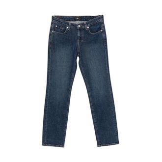 7 For All Mankind Low Cigarette Jeans - - Jeans - Damen - Blau - W25
