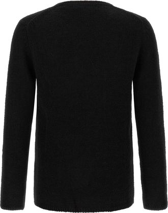 Comme Des Gar&ccedil;ons Geometric Inlay Sweater - Black