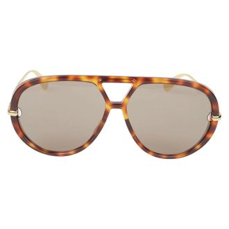 Bottega Veneta Femme, Accessoires, Brun, Taille: ONE Size Lunettes de soleil aviateur classiques