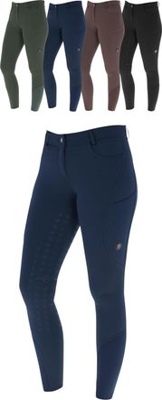 Covalliero Damen Reithose Silikon Vollbesatz | Reitleggings mit 2 Handytaschen | atmungsaktive & elastische Reiterhose | für Herbst & Winter | Reitbekleidung in 