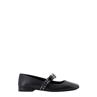 Versace Schwarze Ballerinas mit ikonischem Medusa-Detail - - Shoes - Damen - Schwarzk - 40 EU