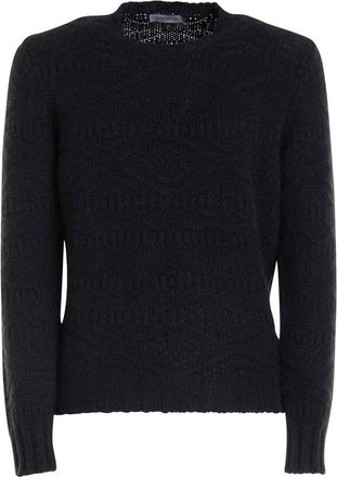 Corneliani Rundhalspullover - Schwarz