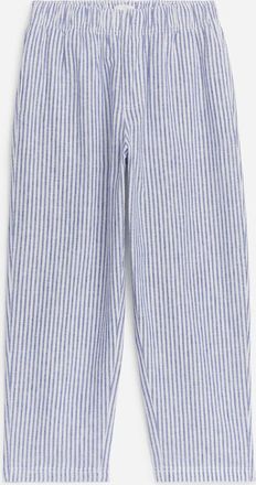 Arket Lockere Leinenhose -Blau