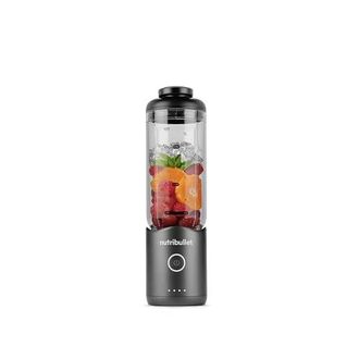 NutriBullet Flex 590ml - tragbarer Smoothie-Mixer mit Trinkdeckel, zerkleinert Eis und gefrorene Früchte, USB-C, Trageschlaufe, BPA-freier Becher, leicht zu reini