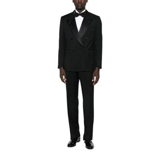 Lardini Homme, Costumes, Noir, Taille: 2XL Double Breasted Suit