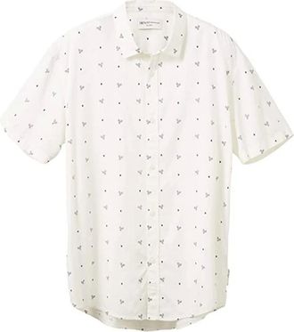 Tom Tailor Herren, Shirts, Weiß, LGröße