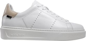 Woolrich Low-Top Sneaker - Classic White Sneaker Beige - Gr. 39 (EU) - in Beige - für Damen