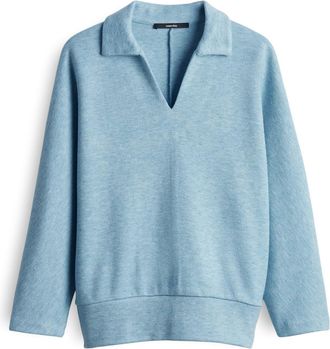 someday Damen Sweatshirt | ULICA Loose Sweatshirt aus weichem ECOVERO Viskose Mix Arctic Blue, 36