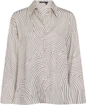 Marc Aurel Langarmbluse mit grafischem Print