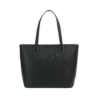 Liu Jo Femme, Sacs, Noir, Taille: ONE Size Sac &agrave; bandouli&egrave;re avec logo en relief