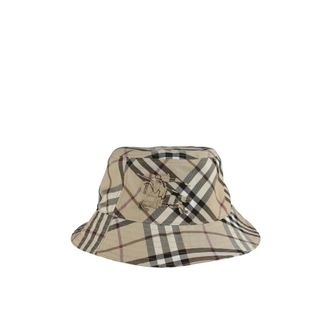 Burberry Homme, Accessoires, Beige, Taille: ONE Size Check Bucket Hat