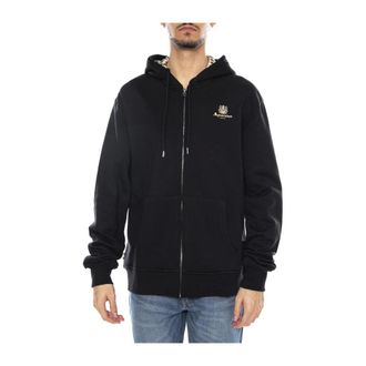 Aquascutum Herren, Sweatshirts & Hoodies, Schwarzk, 2XLGr&ouml;&szlig;e