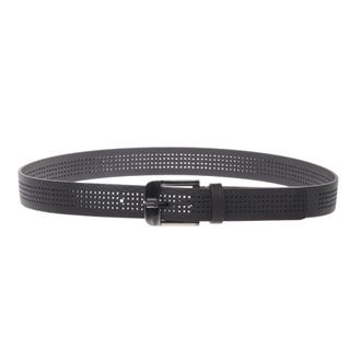 Baldinini Perforierter G&uuml;rtel aus gewalktem Leder - - Accessories - Herren - Braun - 120 CM