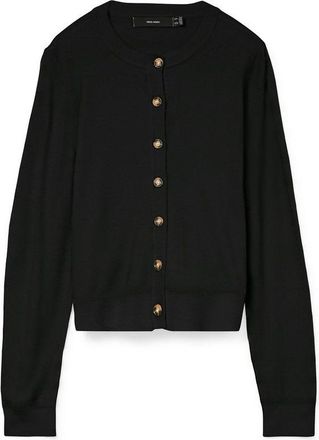 Vero Moda Strickjacke VMSABA PLAIN LS O-NECK CARDIGAN NOOS