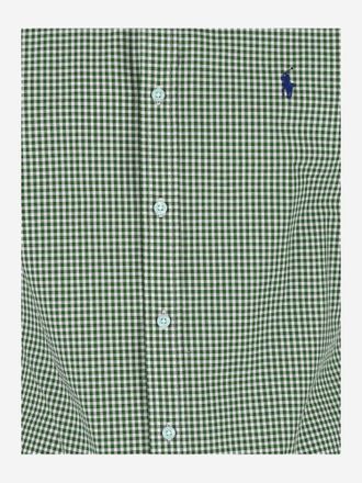 Polo Ralph Lauren Stretch Cotton Check Shirt - Green