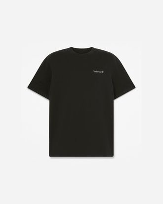 Timberland All Gender T-Shirt mit Lake House-Grafik in Schwarz, Schwarz, Gr&ouml;&szlig;e